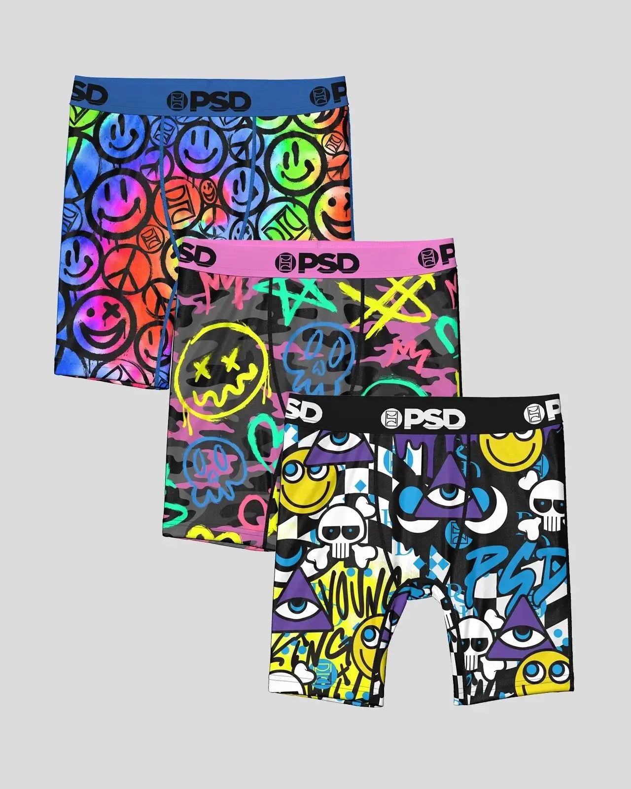 3 Pack - Smile Squad | Youth Underwear | PSD®
