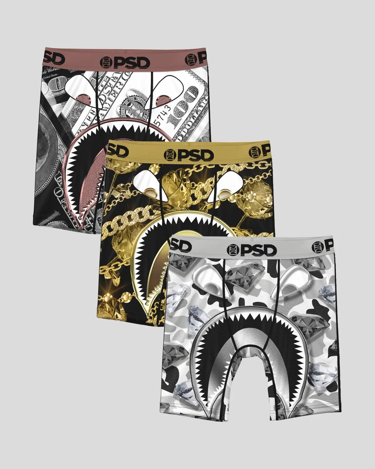 3 Pack - Warface Metal | Youth Underwear | PSD®